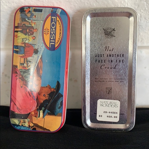 Fossil | Other | Fossil Vintage Collectible Watch Box Tin | Poshmark